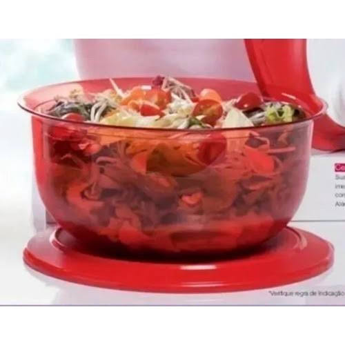 Tigela Cristal 6L Tupperware Vermelha | Shopee Brasil