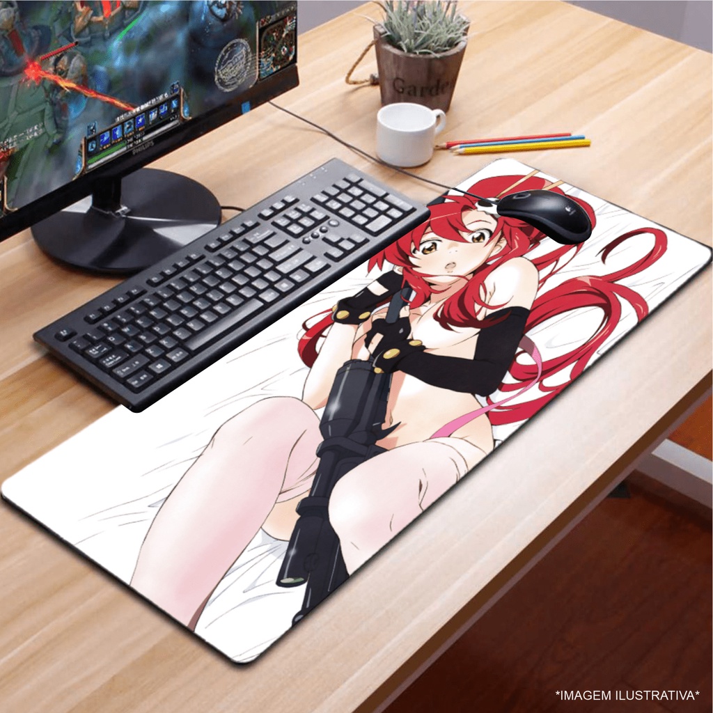 MousePad Gamer 65x32cm Hentai Girl 661 | Shopee Brasil