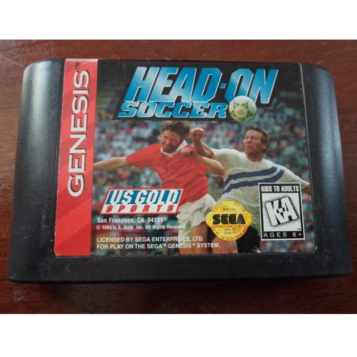 Jogo Head-On Soccer Sega Genesis Mega Drive Original | Shopee Brasil