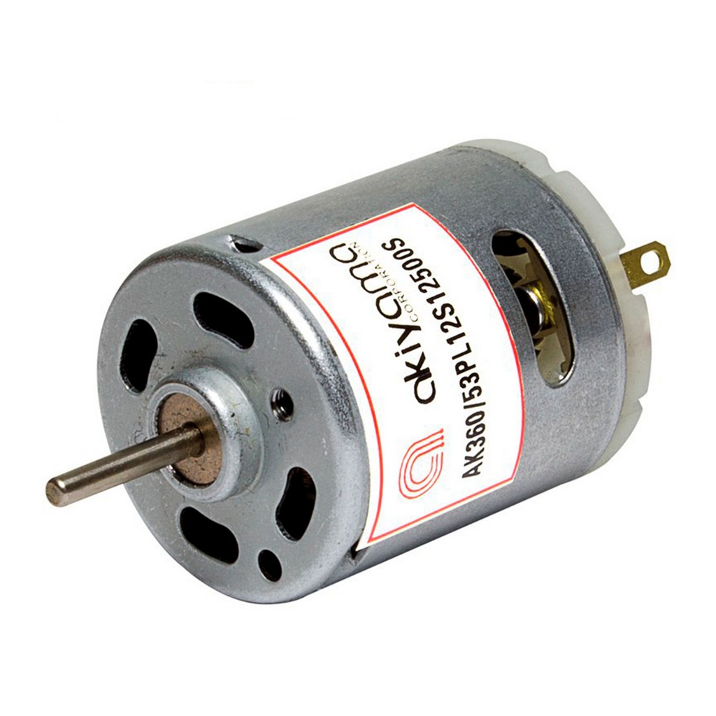Micro Motor DC 12V / 12500 RPM AK360 / 53PL12S12500S | Shopee Brasil
