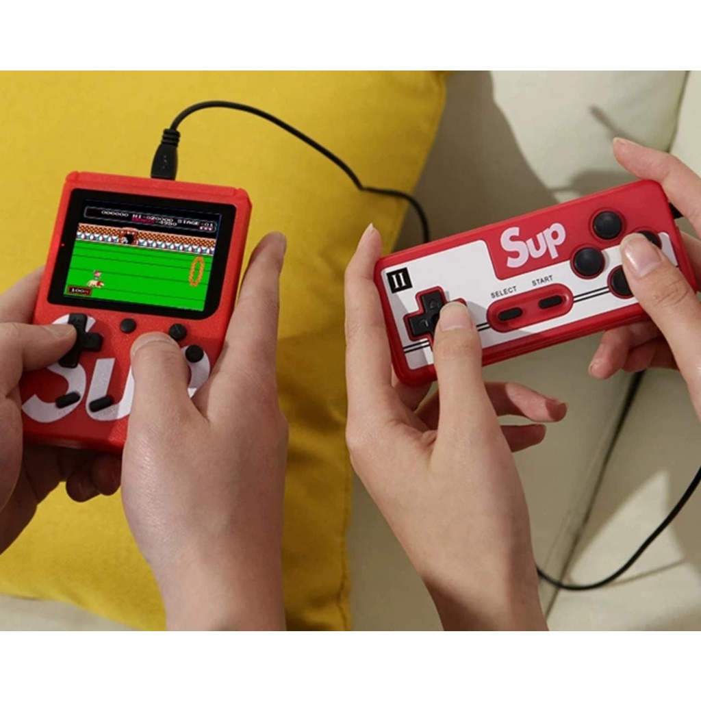 Super mini game portatil lcd 3 400 jogos av com controle | Shopee Brasil