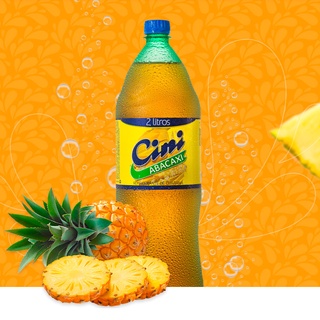 Refrigerante de Abacaxi 2 Litros Gasosa CINI | Shopee Brasil