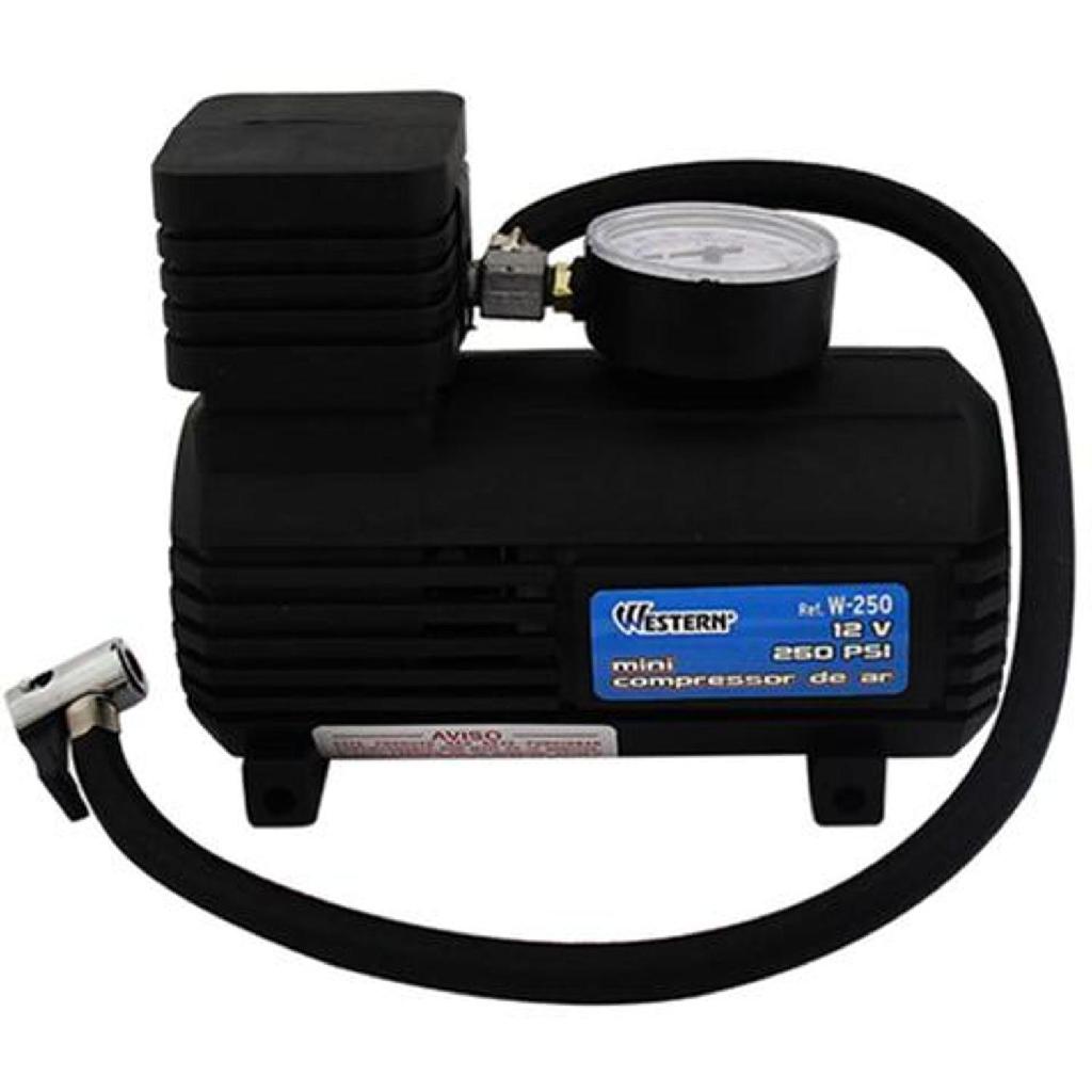 Mini Compressor Multifuncional 12W 250PSI C/ 3 Bicos | Shopee Brasil