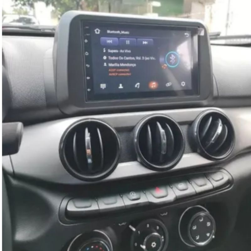 Kit Central Multimídia Android Fiat Argo Cronos 2018 2019 2020 2021 2022 7 Polegadas gps Tv ...