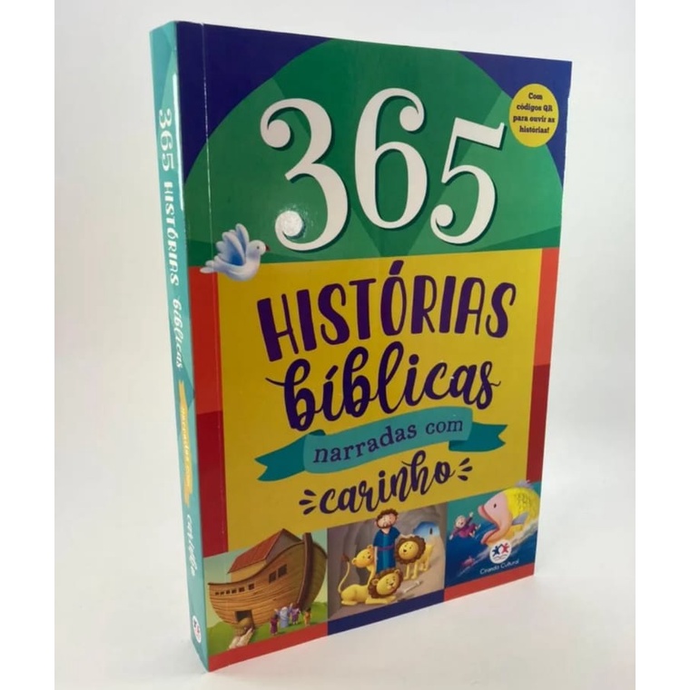 365 Histórias bíblicas - narradas com carinho | Shopee Brasil