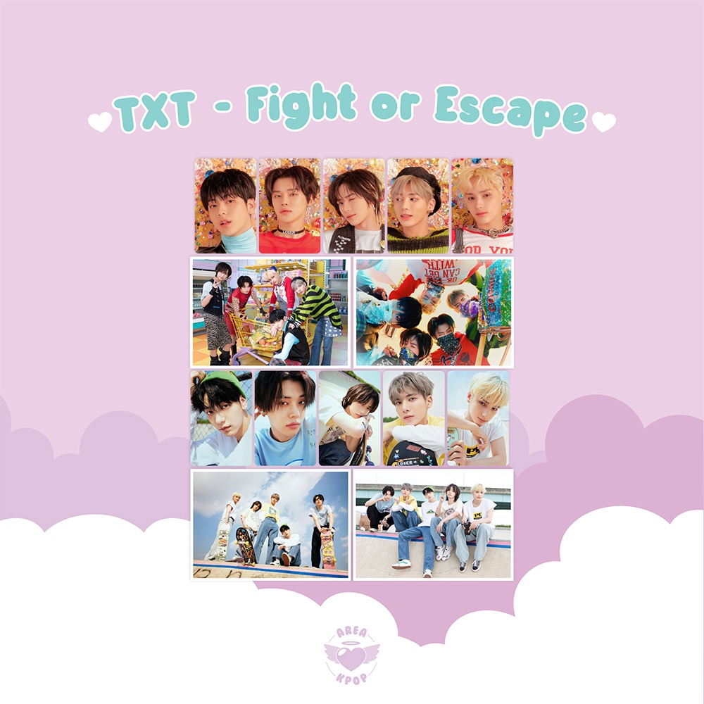 Kit Photocards TXT - Fight or Escape - Fanmade | Shopee Brasil