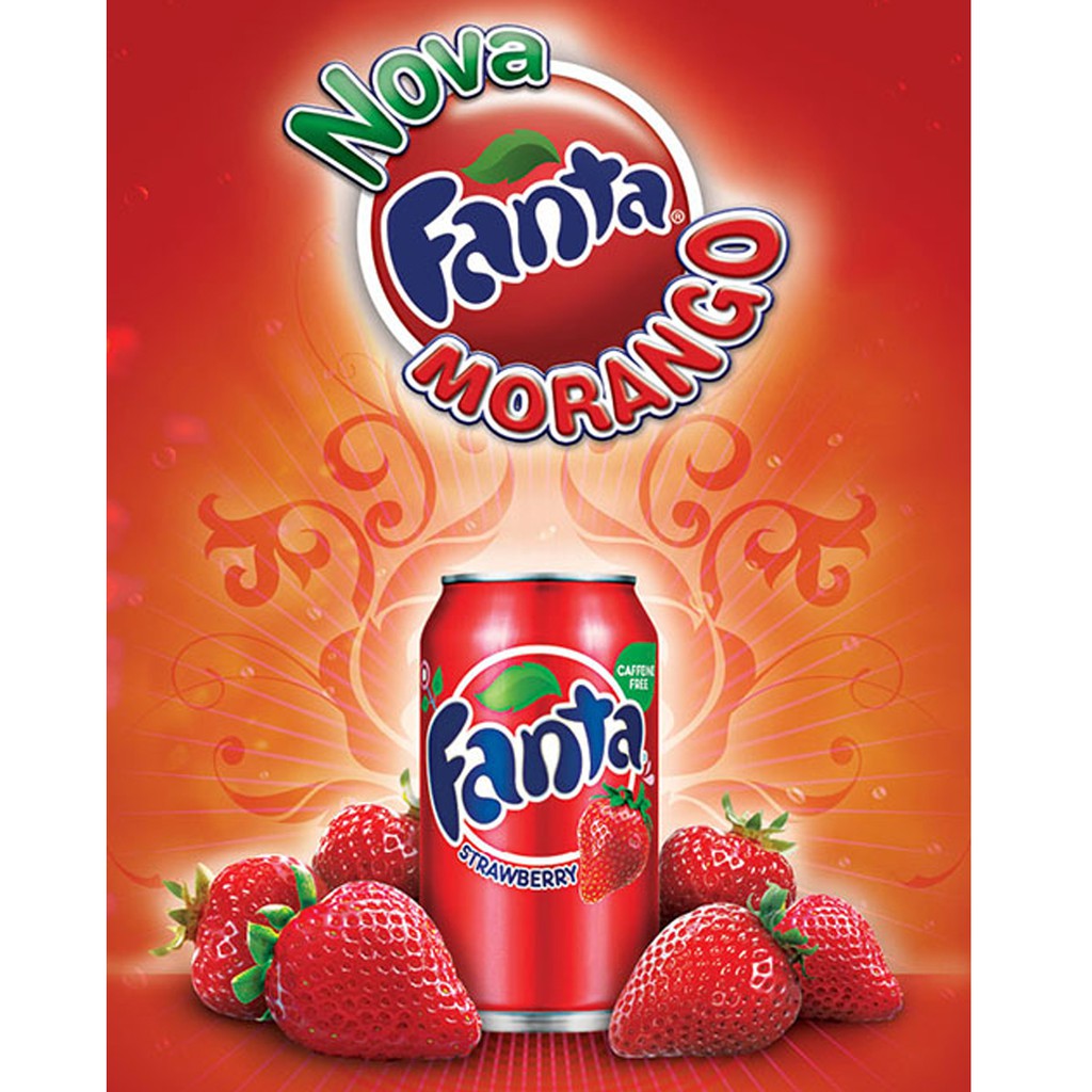 Fanta Strawberry/Morango Importado Dos EUA Refrigerante Com Delicioso ...