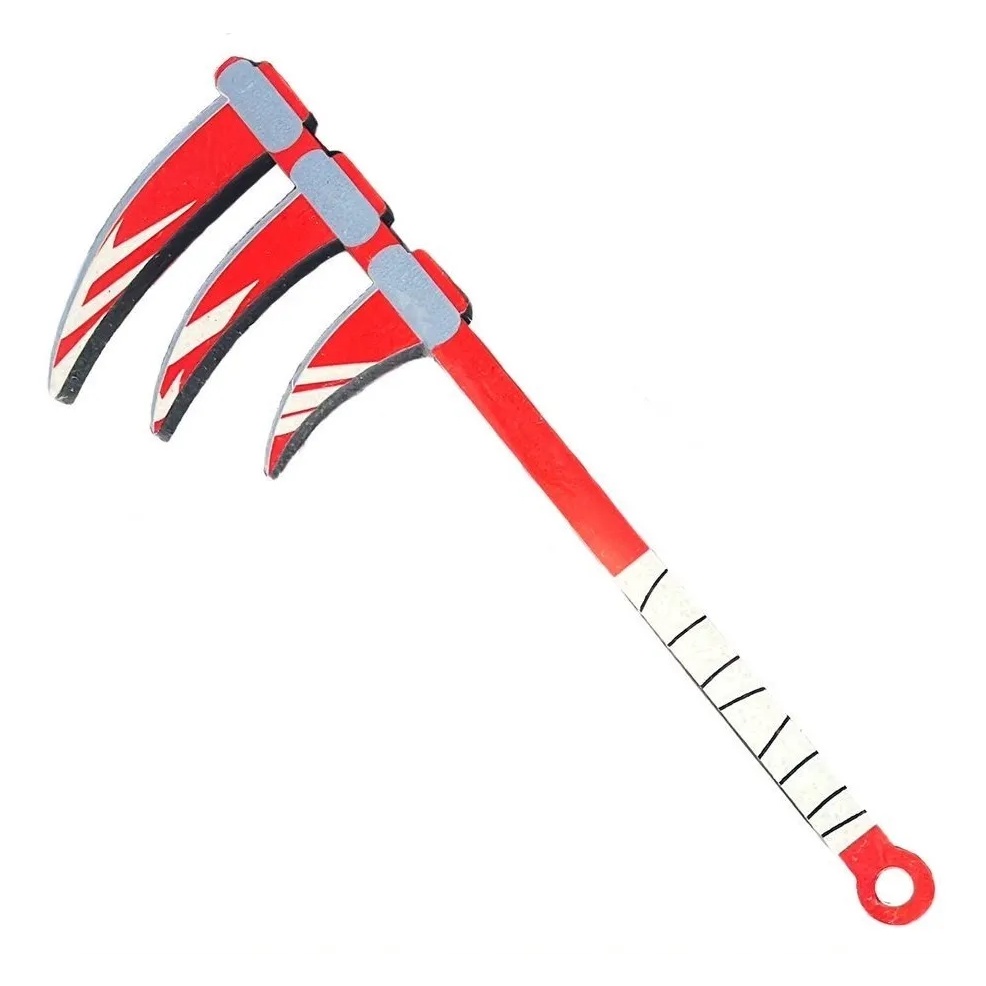 Espada Hidan Ceifador Triplo Akatsuki Vermelho Madeira 20 Cm Katana ...