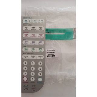 TECLADO MEMBRANA MICRO-ONDAS ELECTROLUX MEF 41 COM RELEVO | Shopee Brasil