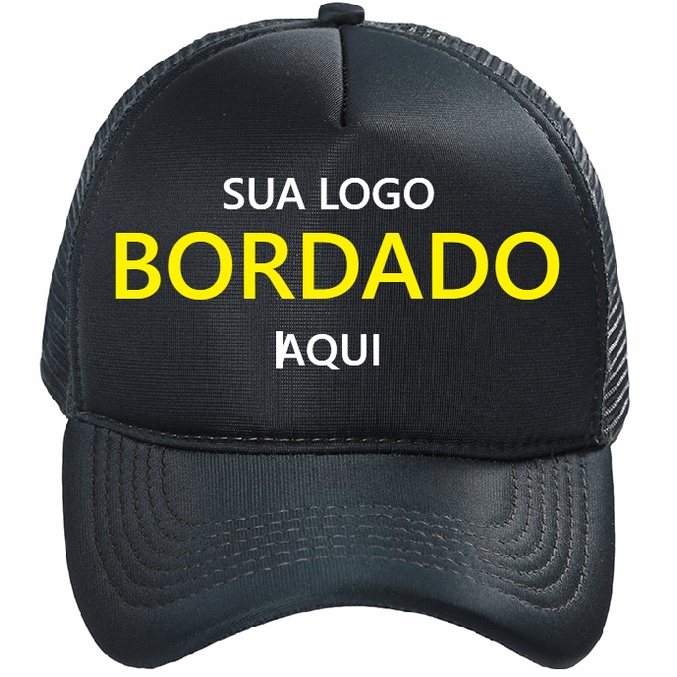 Boné Personalizado BORDADO - Escorrega o Preço