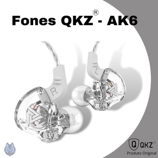 Fone de Ouvido QKZ AK6 Profissional Original | Shopee Brasil