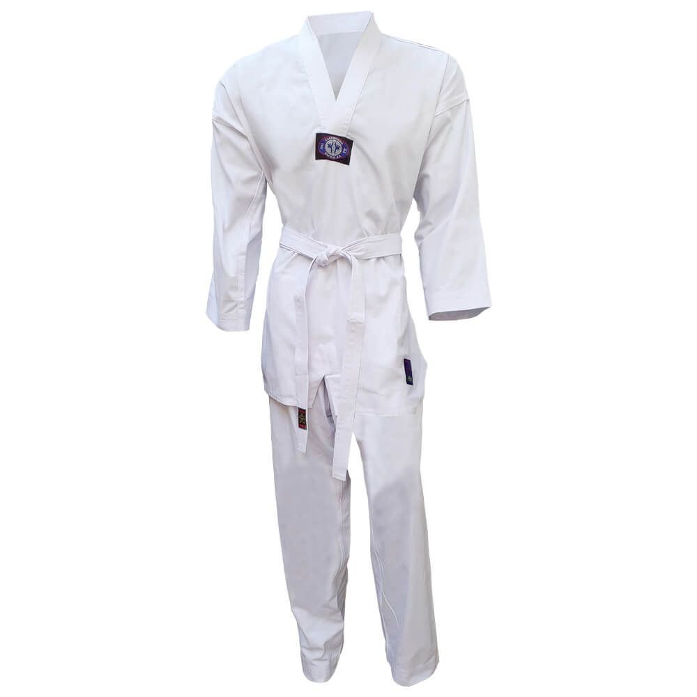 Dobok Kimono Nike Taekwondo Gola Branca Aprovado Wt - Escorrega o Preço