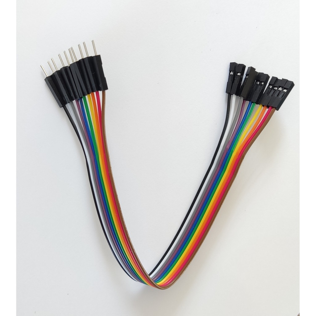 10 Fios Jumper Macho Femea Para Arduino ESP32 Raspberry Cabinhos ...