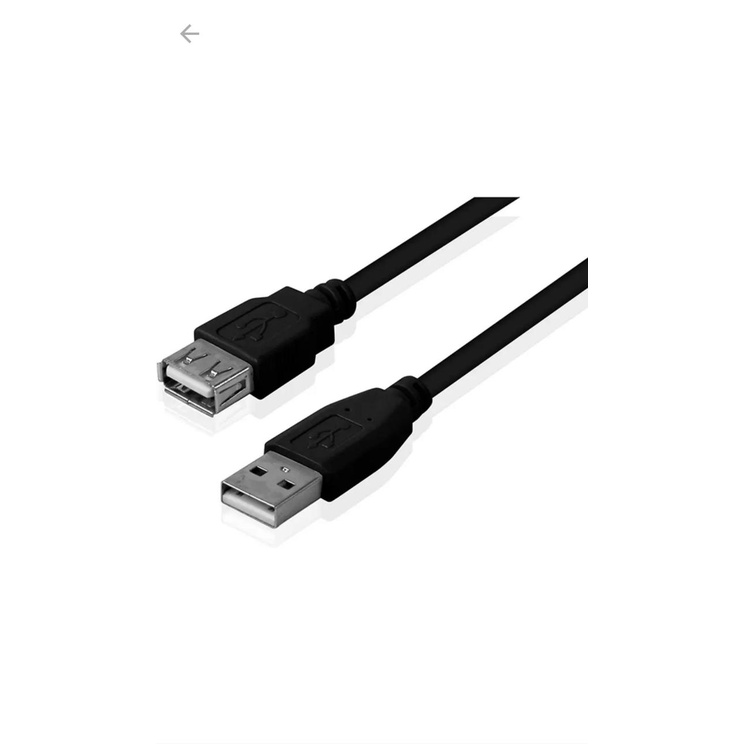 Cabo Extensor USB 1,5 Metros USB femea x USB Macho | Shopee Brasil