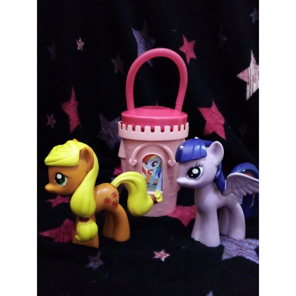 Twilight Sparkle, Applejack e Copo Pinkie Pie- Brinde do Burguer King | My Little Pony | Lote ...