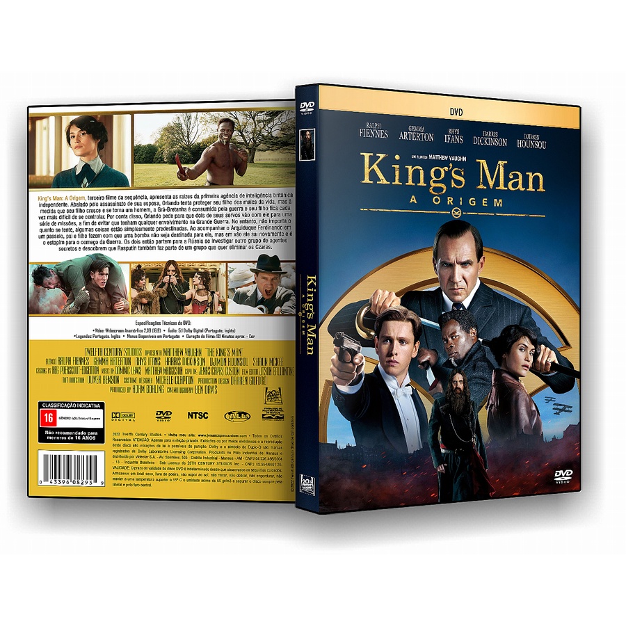 Dvd Kingsman - A Origem | Shopee Brasil
