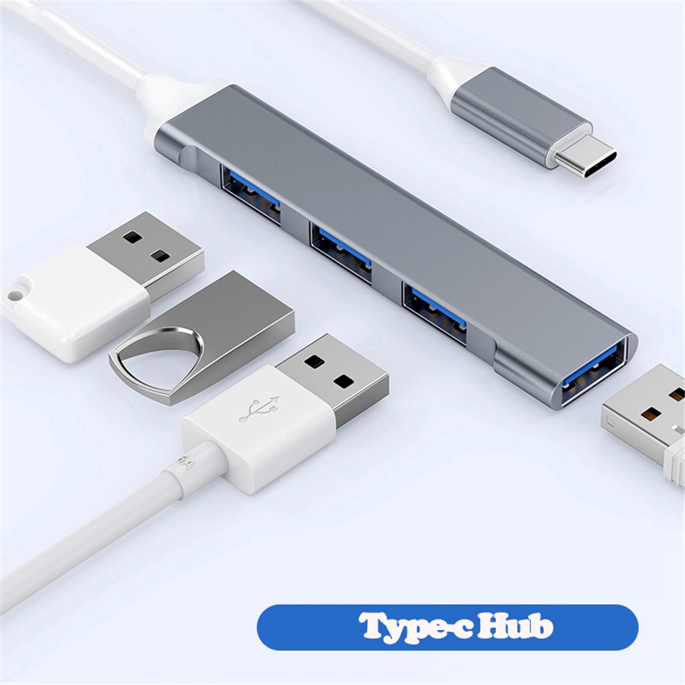 HUB USB 3.0 De Alta Velocidade Tipo c Splitter 4 5 5Gbps Para PC Acessórios De Computador ...