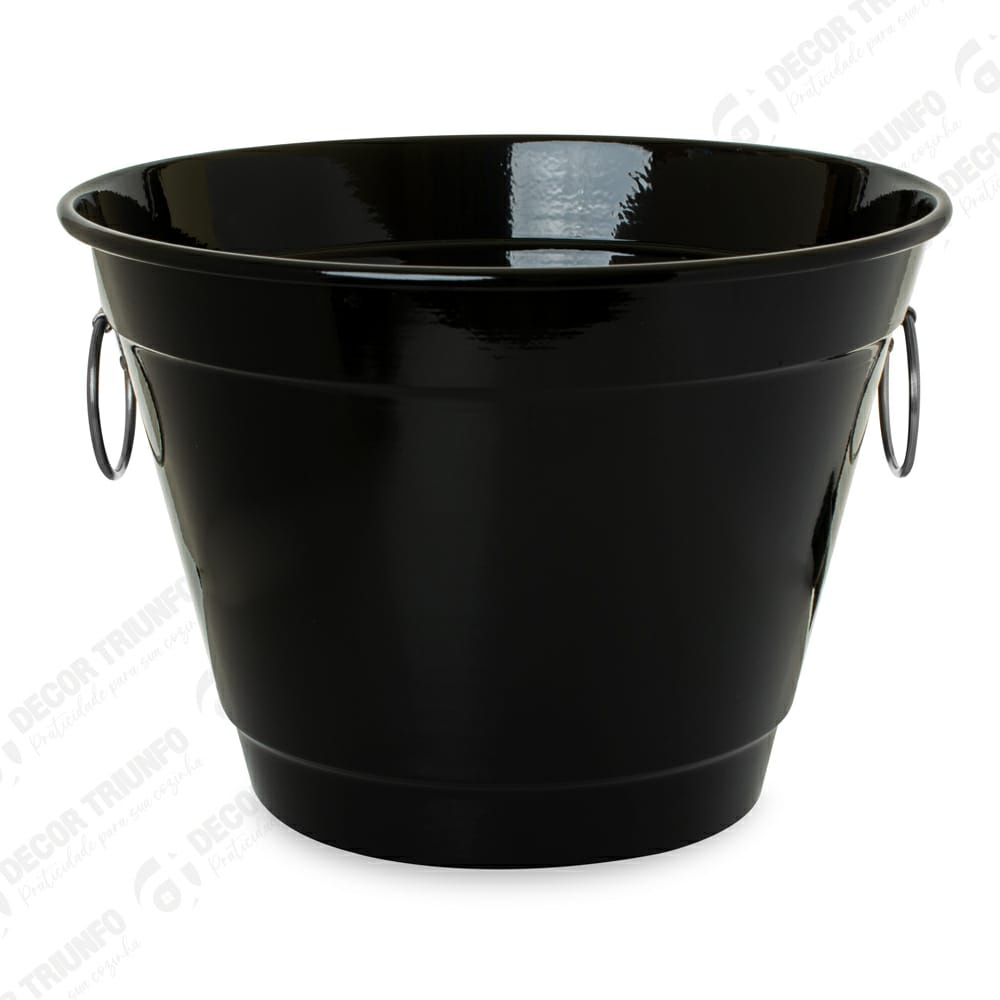 BALDE DE GELO PRETO PARA BEBIDAS | Shopee Brasil