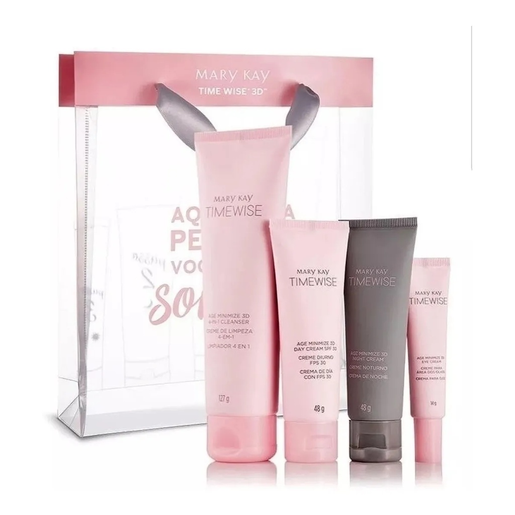Sistema Anti-idade Timewise 3D Mary Kay Mista / Oleosa | Shopee Brasil