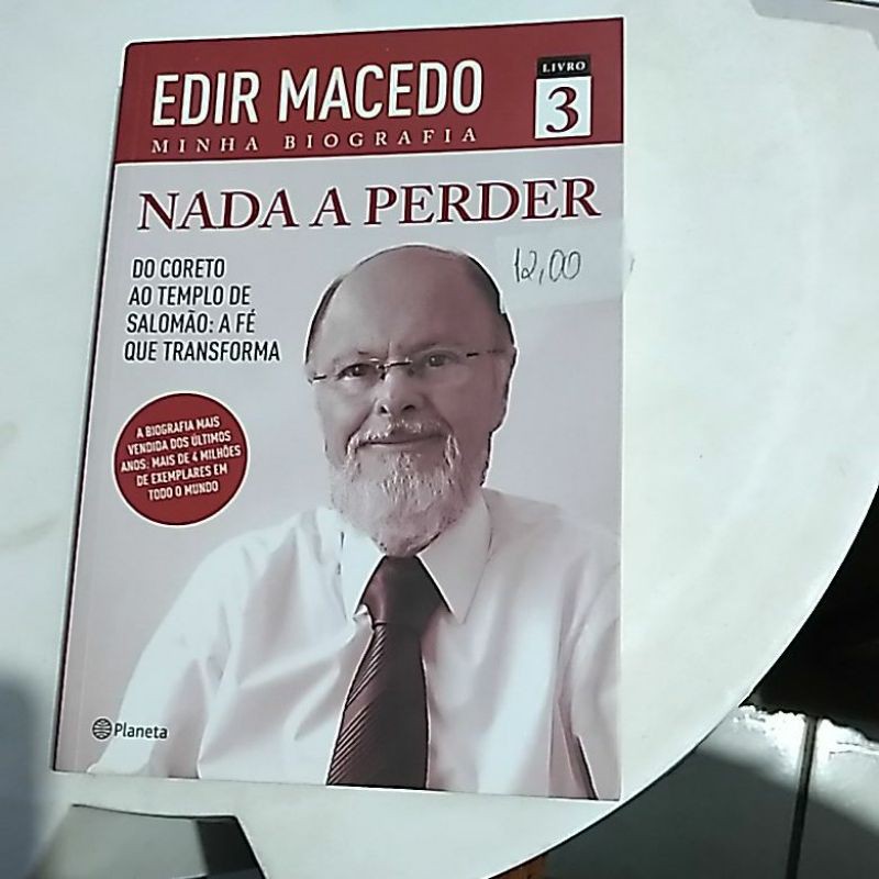 Livro: Nada a Perder, Edir Macedo. | Shopee Brasil