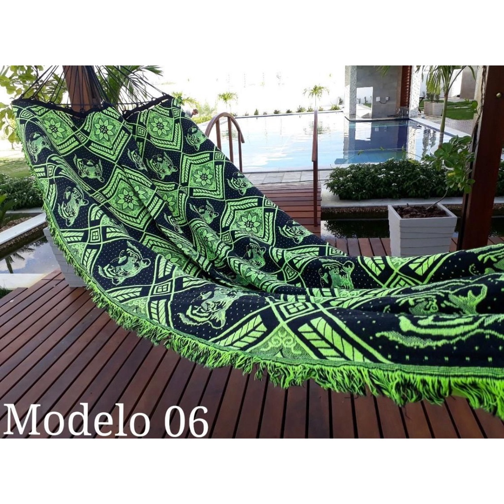 Rede De Dormir Descanso Casal Indiana Gigante 4Metros | Shopee Brasil
