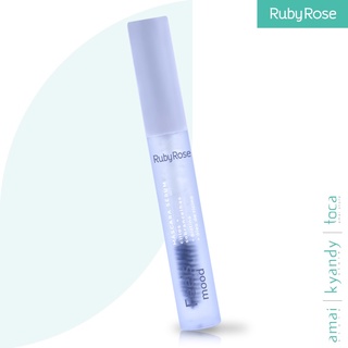 Rímel incolor Ruby Rose Máscara Sérum Feels Mood cílios e sobrancelha ...