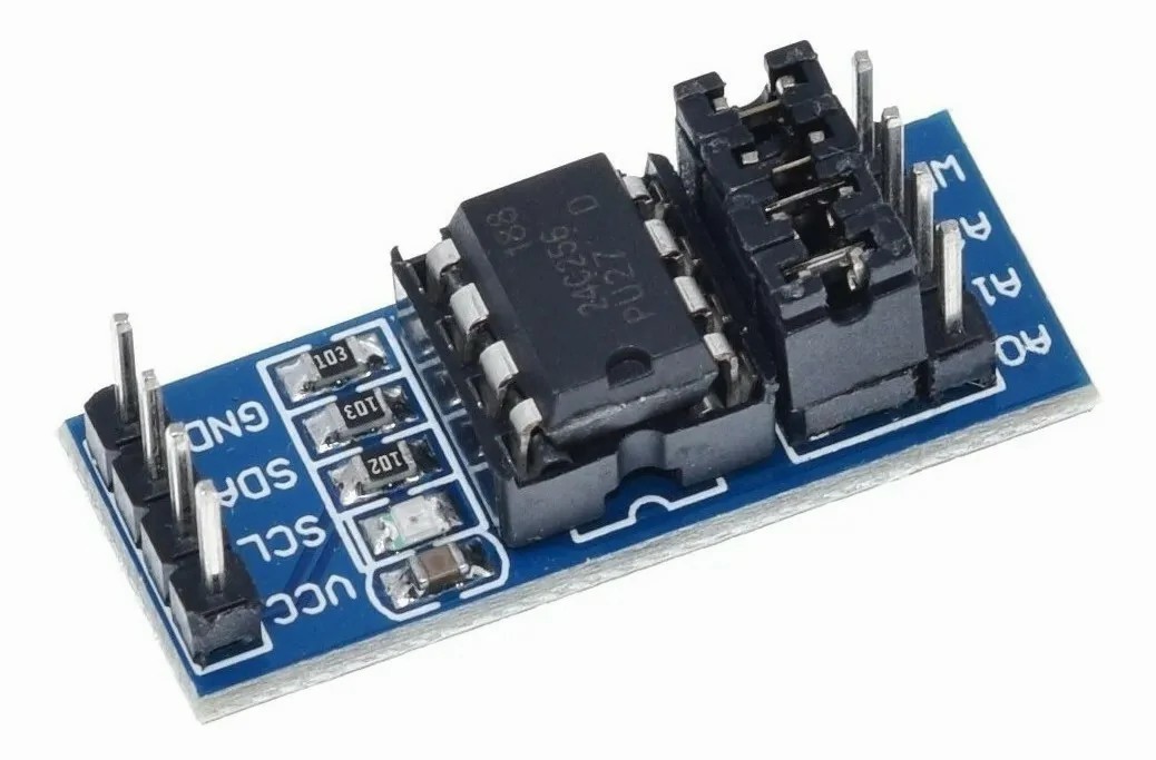 Módulo Memória Eprom Eeprom At24c256 I2c Arduíno | Shopee Brasil