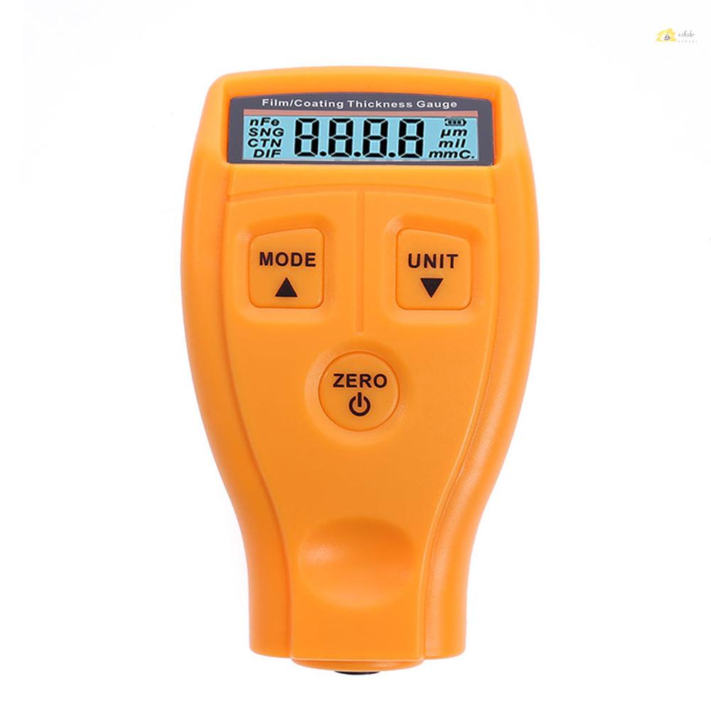 GM200 Coating Thickness Gauge LCD Digital Paint Thickness Probe Tester ...