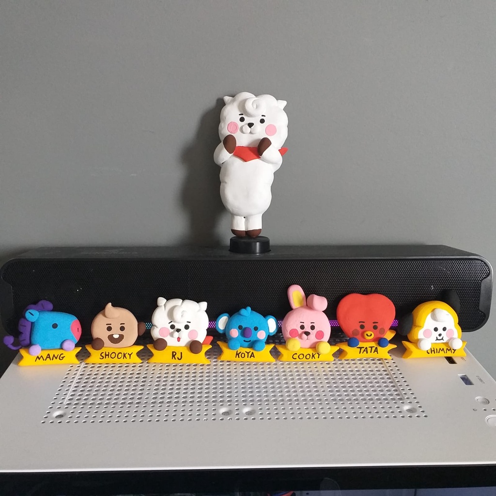 kit bt21 bts kpop boneco personalizado 7 peças | Shopee Brasil