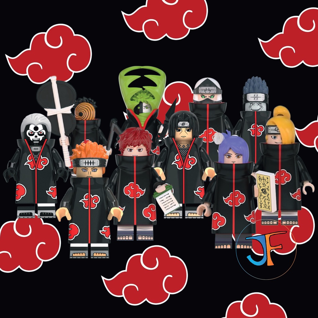 Akatsuki Mini Figuras - Naruto Shippuden - Blocos De Construção ...