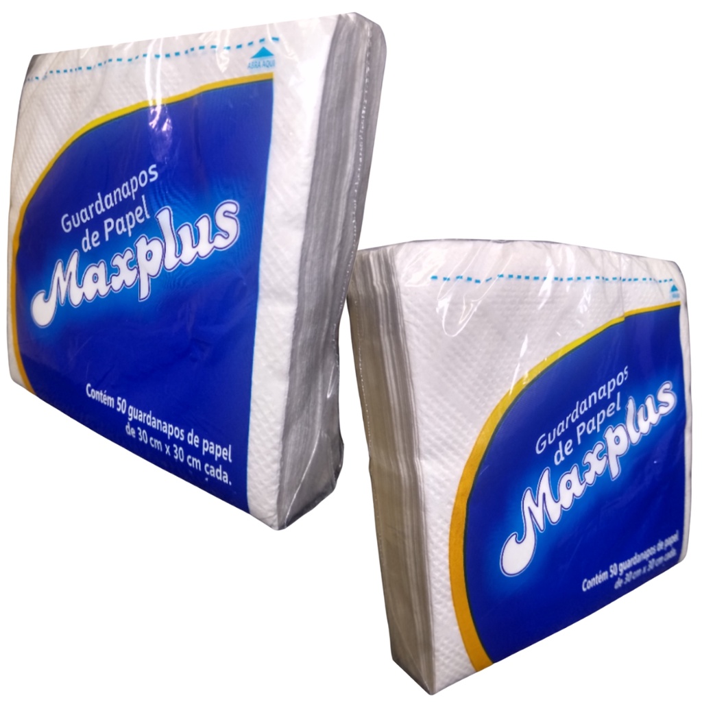 Guardanapo De Papel Fardo 500 Un. 30x30cm - Maxplus | Shopee Brasil