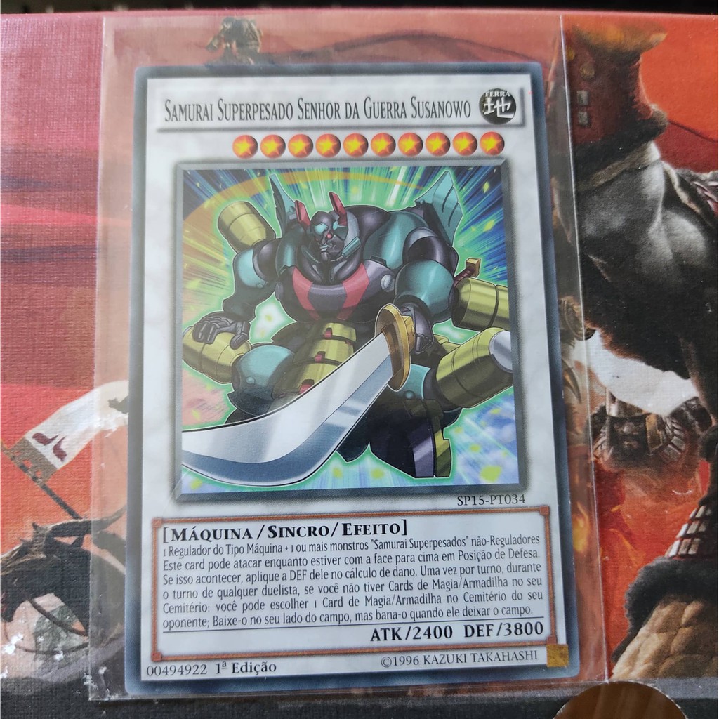 yugioh carta samurai superpesado senhor da guerra susanowo. Yu Gi Oh Yu-Gi-Oh | Shopee Brasil