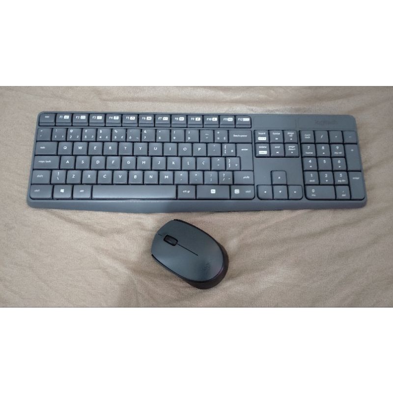 kit mouse e teclado Logitech sem fio | Shopee Brasil