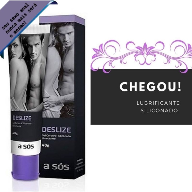 GEL LUBRIFICANTE SILICONADO DESLIZE - 40g | Shopee Brasil