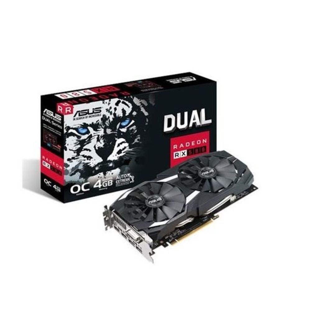 Placa De Vídeo Amd Radeon Rx 580 4gb Dual Series Oc Edition Ddr5 Asus ...