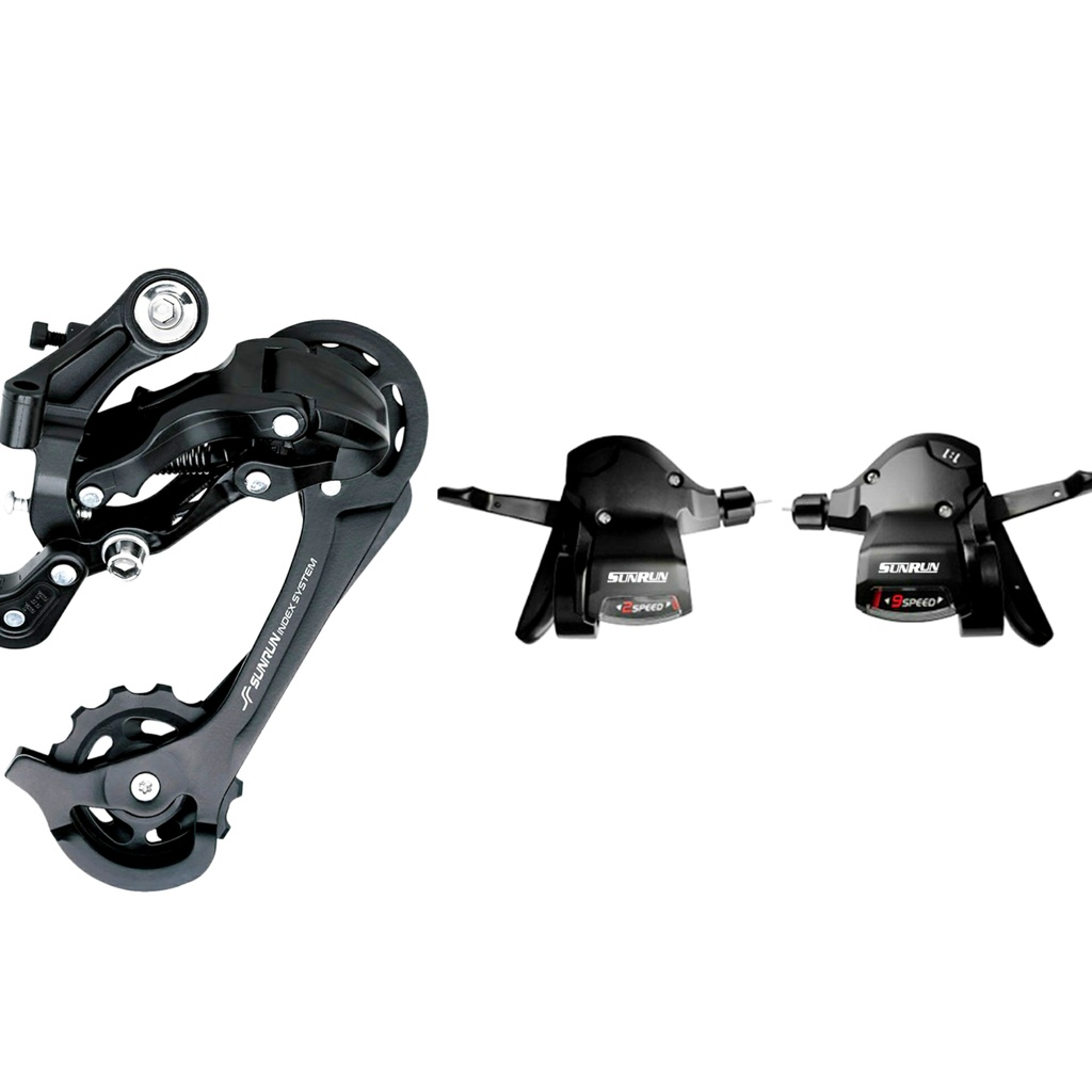 Cambio E Alavanca 2x9 Sunrun Bike Mtb Ciclismo | Shopee Brasil