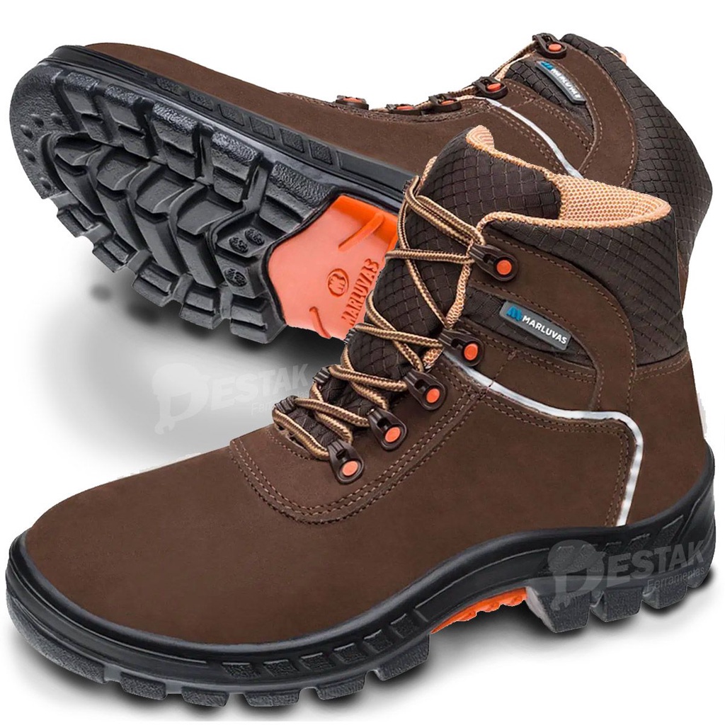 Botina Couro Marrom Claro De PVC N40 Premier Marluvas | Shopee Brasil