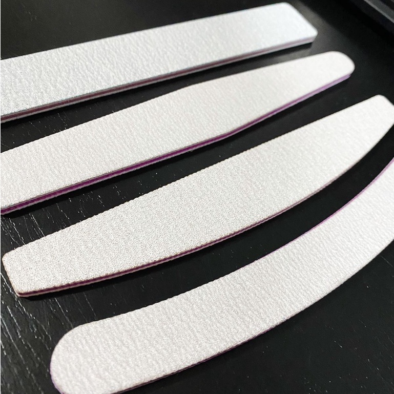 Lixa Bumerangue Meia Lua Op 100/180 - Lixa Unhas Acrygel Porcelana ...