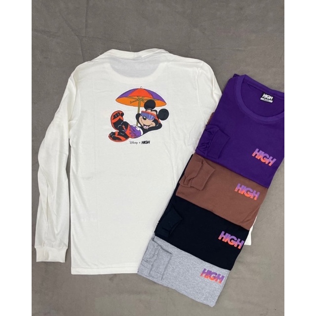 Camiseta High x Disney Lazy days Manga Longa | Shopee Brasil