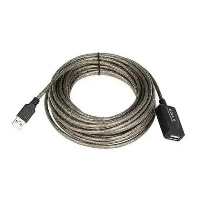 Cabo Extensor Usb 2.0 5 Metros Repetidor Amplificado Ativo | Shopee Brasil