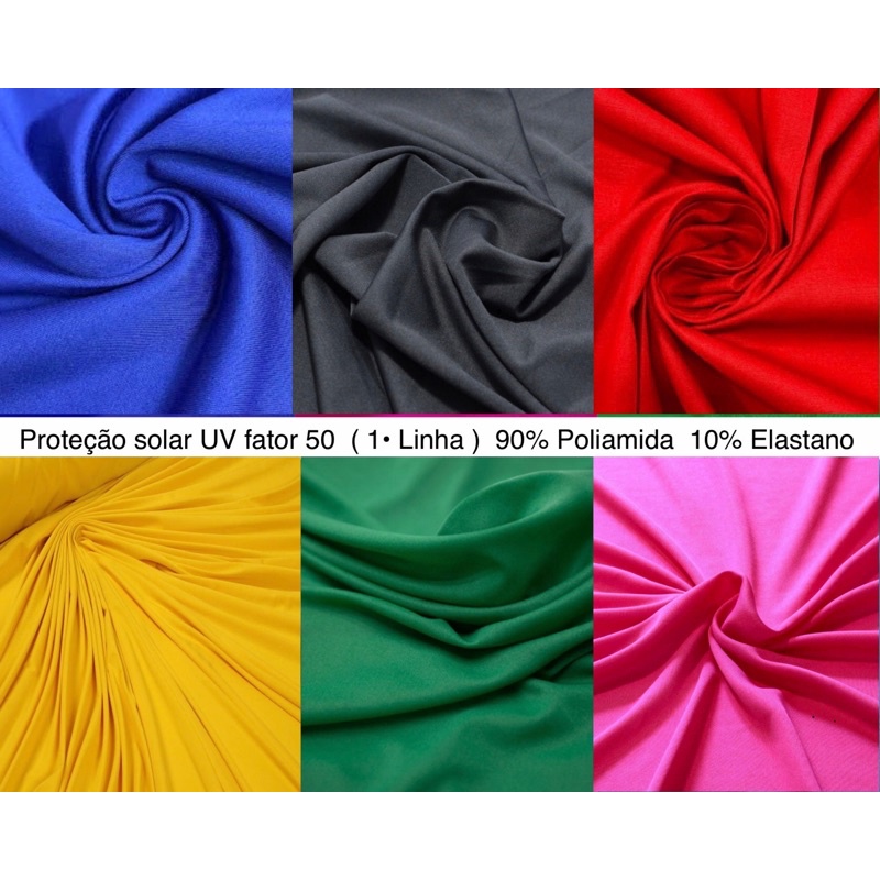 Tecido Suplex Light Poliamida 1,0 x 1,6 metros (várias cores) | Shopee ...