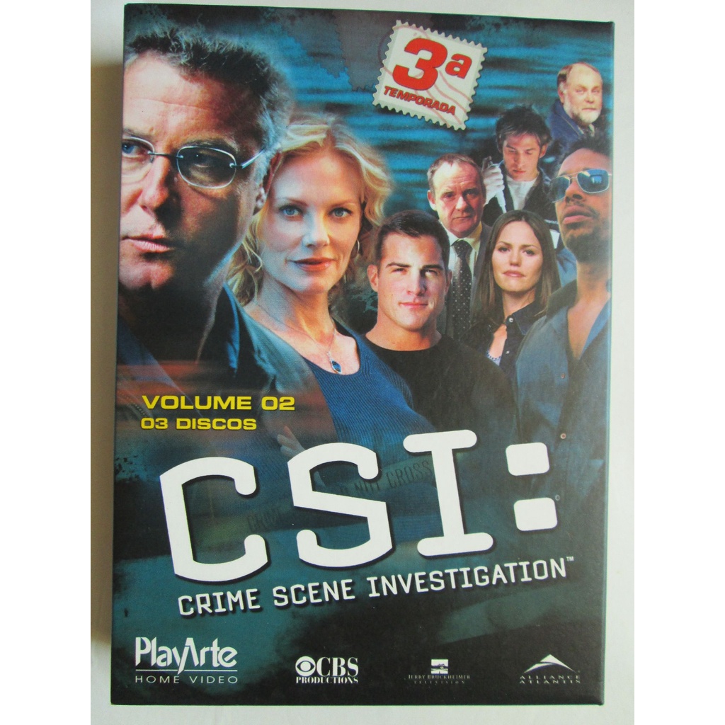dvd csi crime scene investigation 3a temporada vol 2 (box 3 dvds ...
