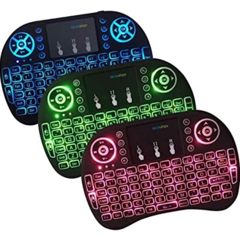 Mini Teclado Keyboard Wireless Led Iluminado | Shopee Brasil
