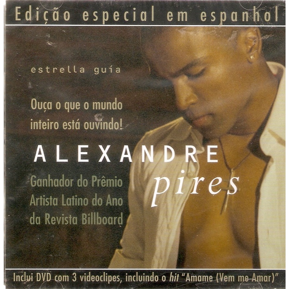 Cd + Dvd Alexandre Pires - Estrella Guía | Shopee Brasil