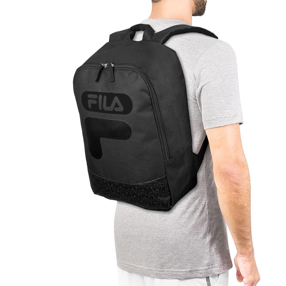 Mochila Fila Alison 2 Preta e Grafite | Shopee Brasil