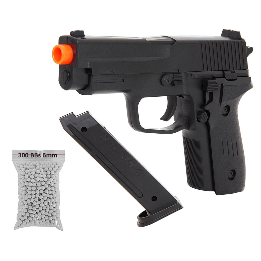 Pistola Airsoft Vigor Spring Sig Sauer P226 Arma Air Soft 6mm com Case ...