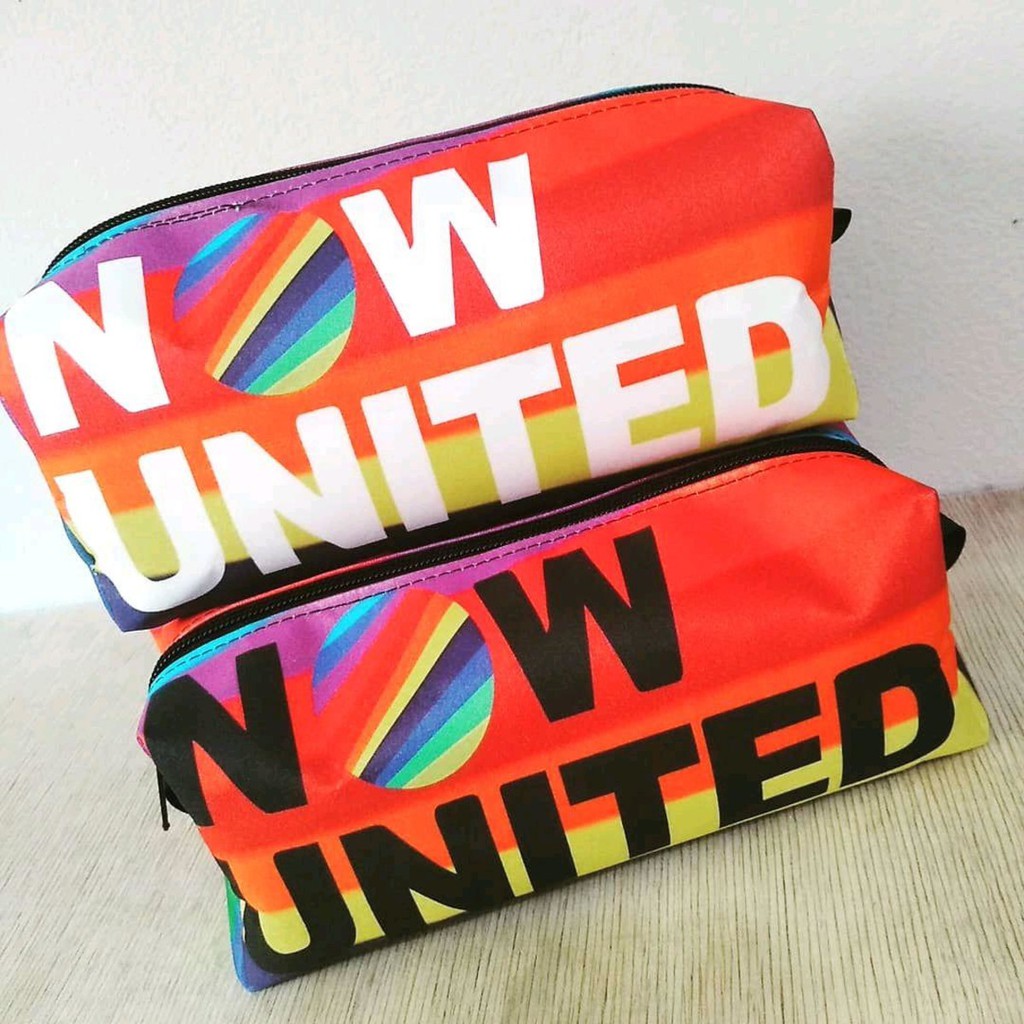 Estojo escolar personalizados NOW UNITED, útil, multifuncional | Shopee ...