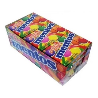 Kit c/2 Displays Mentos Slim Box 12 X 24,1G - Fruit | Shopee Brasil