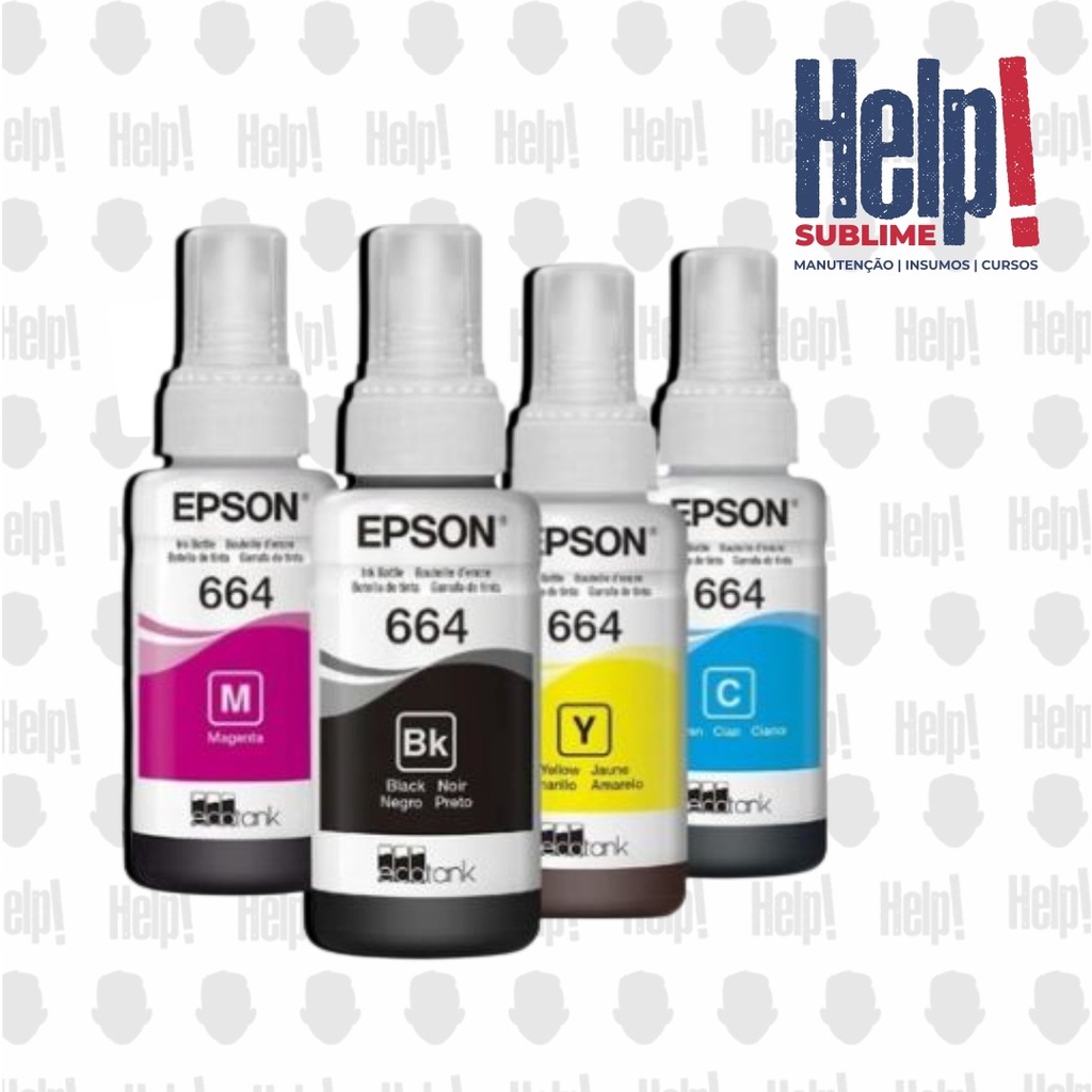 Tinta Amarelo T664120 Epson L121 / L396 / L495 / L575 Yellow | Shopee ...