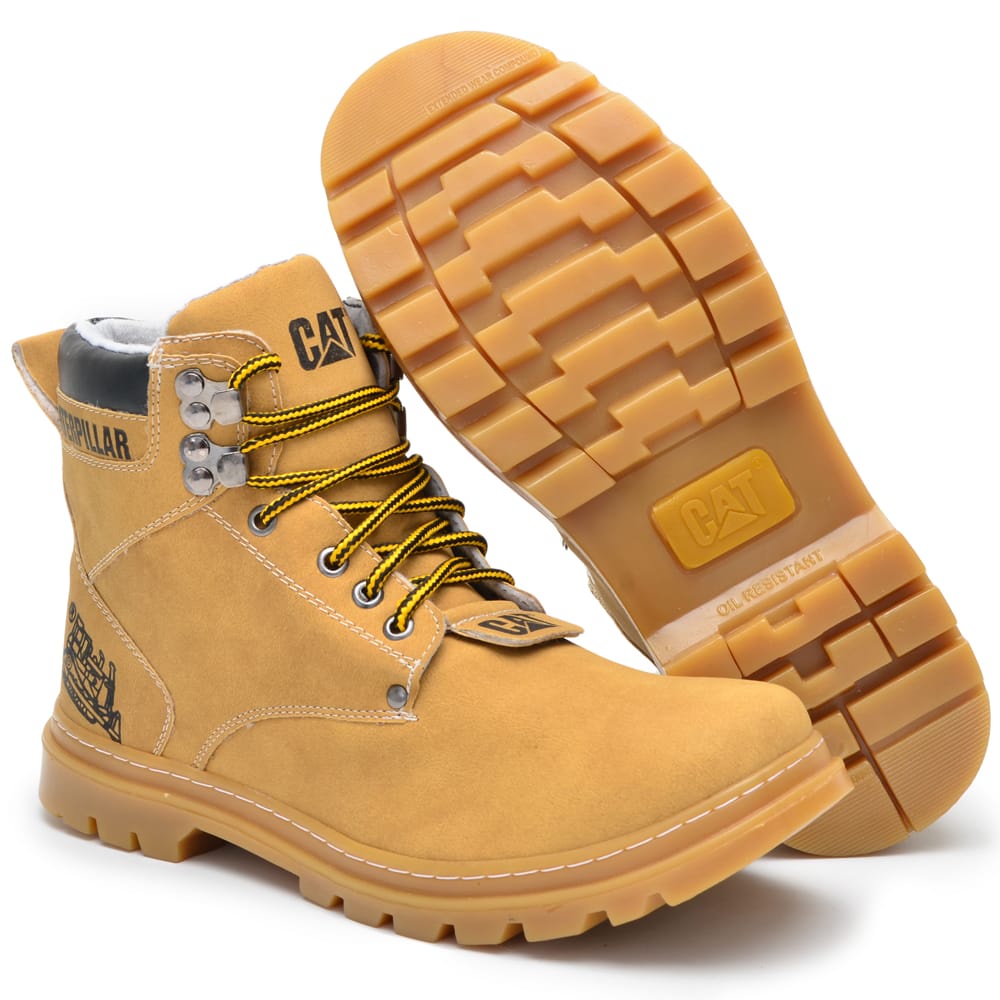 coturno masculino caterpillar bota botinha masculina caterpillar cat ...